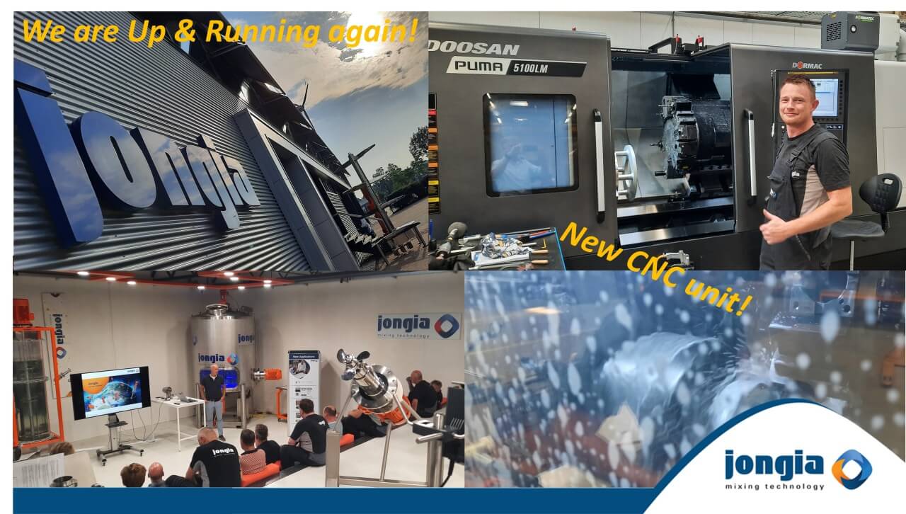 Jongia Mixing Technology is Up & Running again