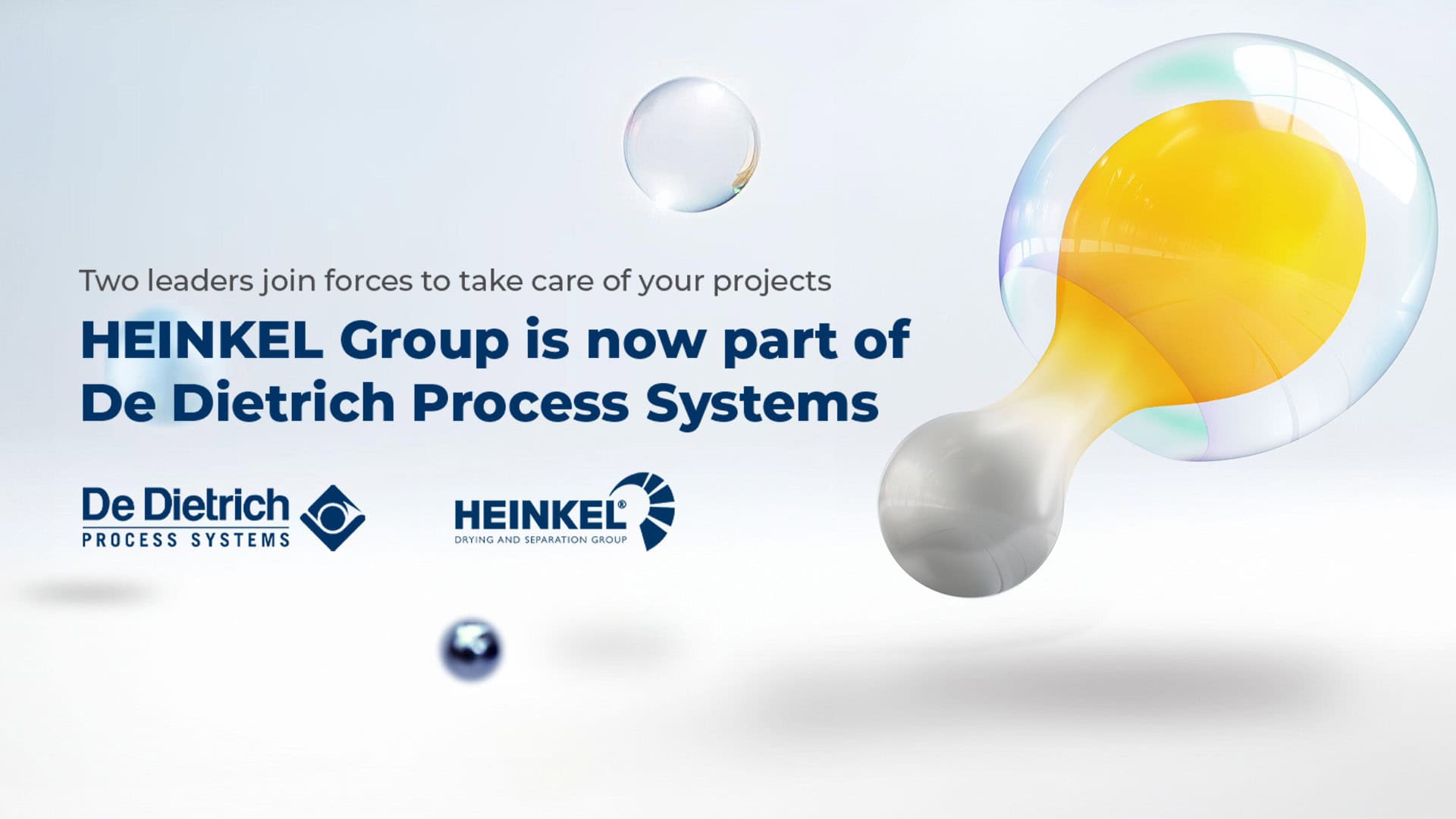 Heinkel Group is now part of De Dietrich Process Systems
