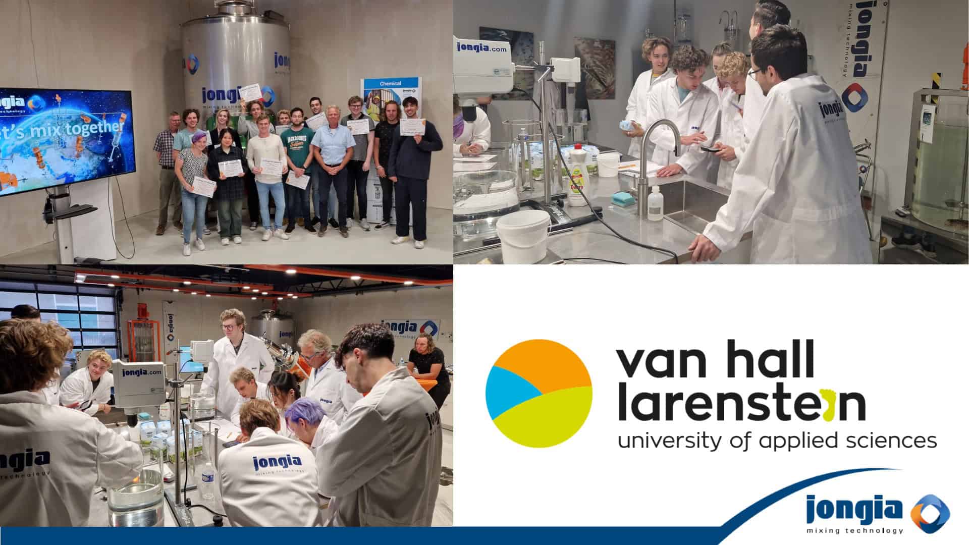 Van Hall Larenstein Students Visit Jongia Mixing Technology!
